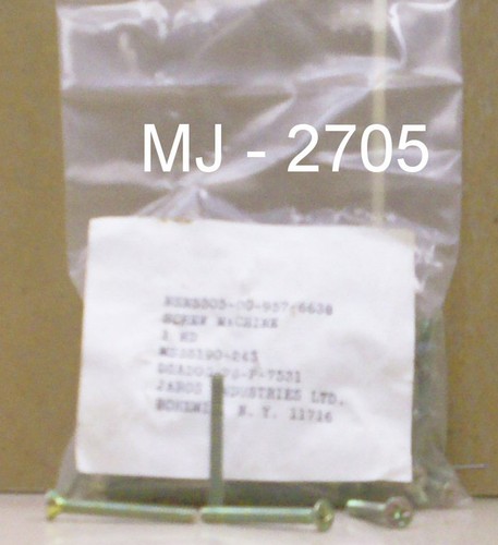 Bag of Jaros Industries - Philips Head Machine Screws - P/N: MS35190 ...