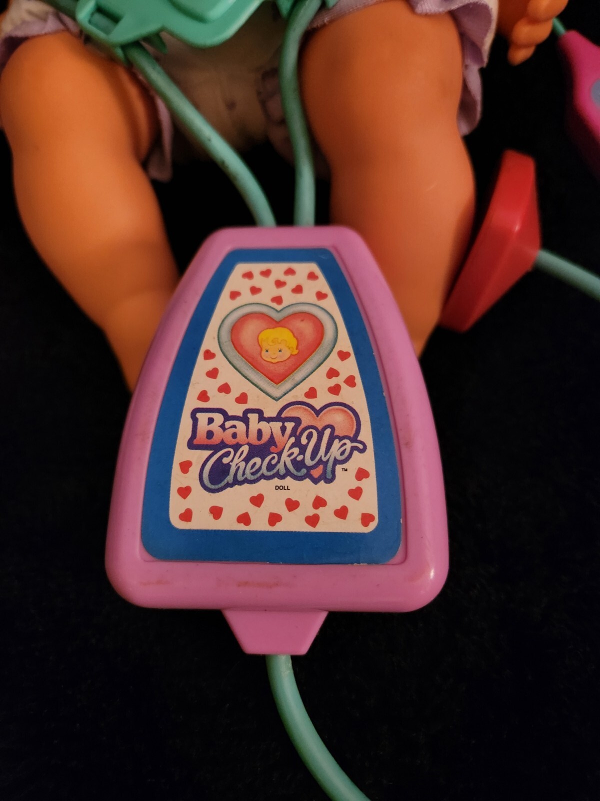 Vtg 1993 Kenner Baby Check-Up Doll Complete Stethoscope DOCTOR KIT ...