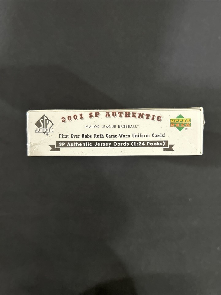 2001 Upper Deck SP Authentic Factory Sealed Hobby Box 24 Packs Pujols ...