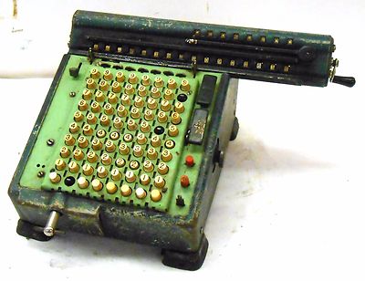 ANTIQUE VINTAGE ADDING MACHINE, UNKNOWN BRAND, USED, SOLD AS IS | eBay