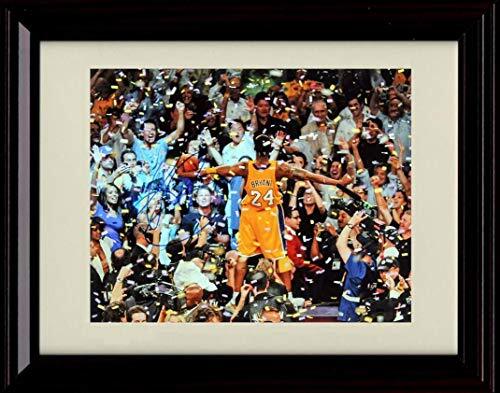 16x20 Framed Kobe Bryant - Confetti Celebration - Los Angeles Lakers ...
