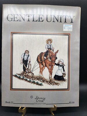 Stoney Creek Book 21 GENTLE UNITY Cross Stitch Booklet -- 15 Patterns AMISH 1985 | eBay