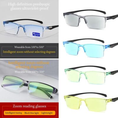 Autofocus Power Automatic Zoom Eyeglasses Smart Hyperopia Glasses ...
