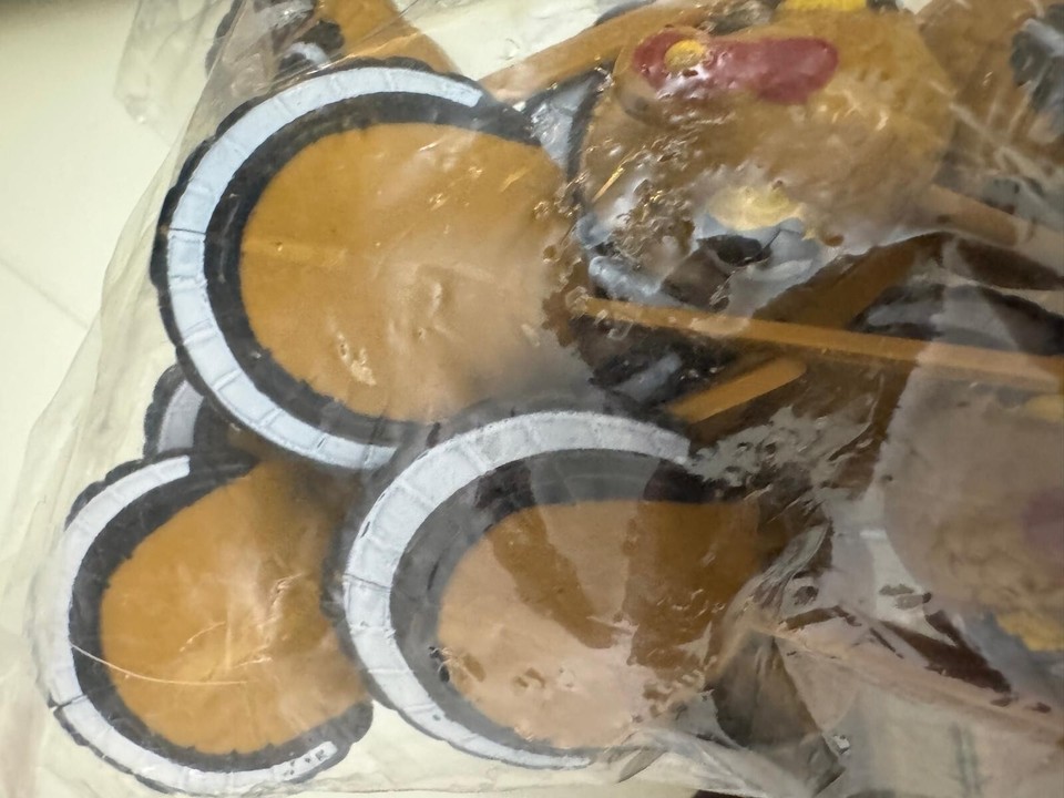 THANKSGIVING PLASTIC TURKEY PICKS CUPCAKE TOPPERS Beautiful VINTAGE | eBay