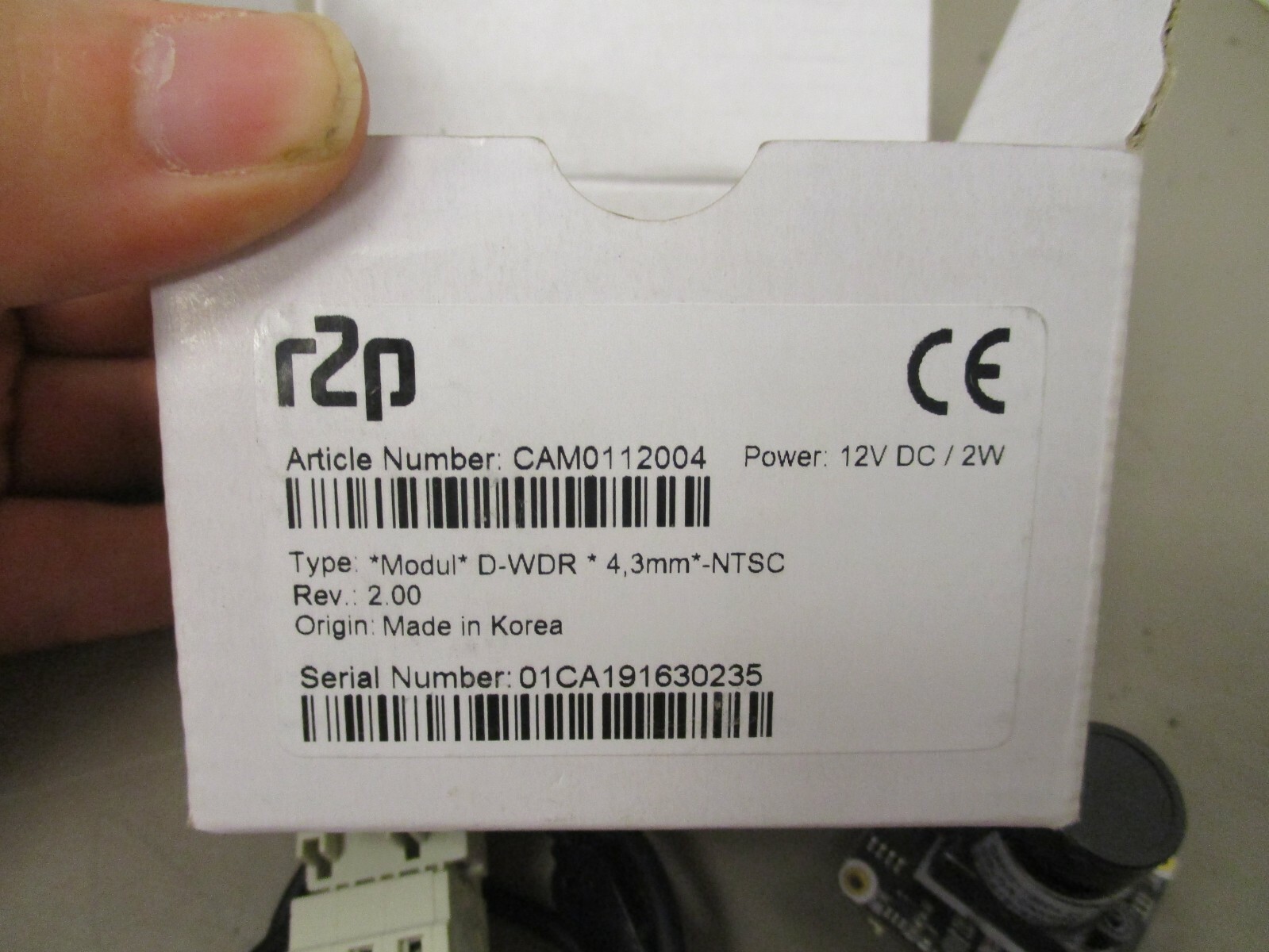 4.3MM 4.3 MM CAMO112004 CCTV Camera board New R2P Model D-WDR | eBay