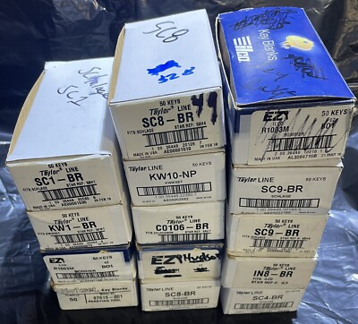 Kwikset, Taylor Line, Hudson, & iIco Key Blanks Bundle (693 Keys) | eBay
