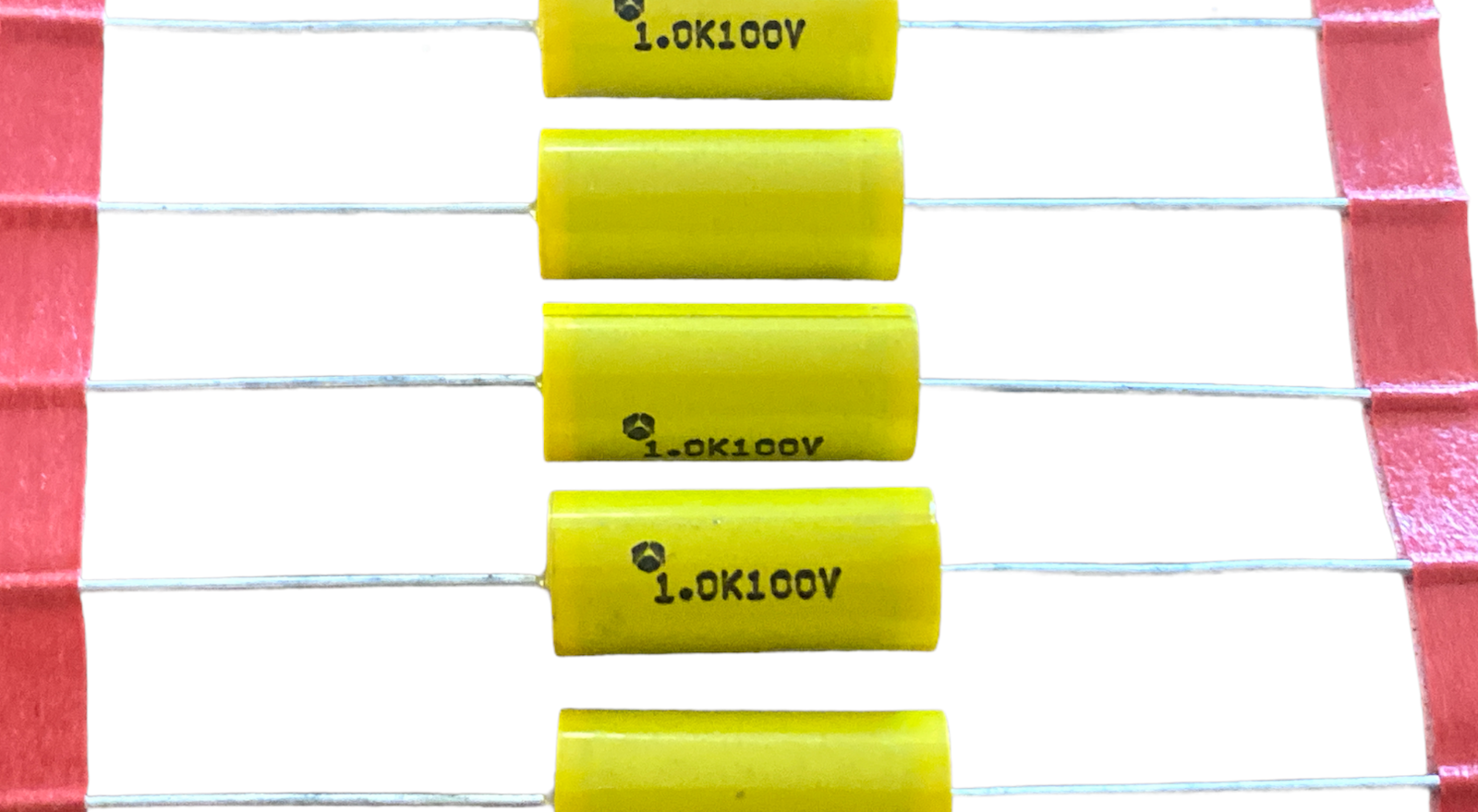Film Capacitor 1uF 1MF 1000NF 1.0K100V 1.0uF 105 100V Axial Metallized ...
