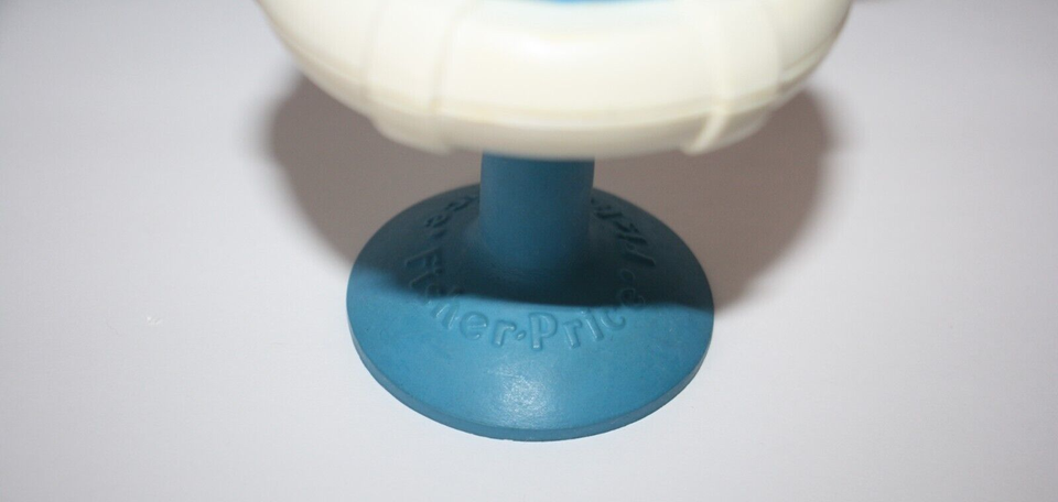 VTG Fisher Price Suction Cup Baby Rattle Peek A Boo Sailor #415 Squeaks ...