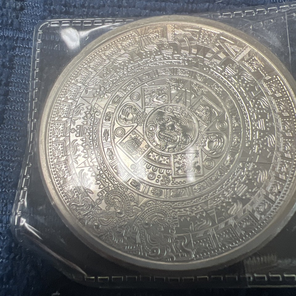 2 oz. Golden State Mint Silver Round Aztec Calendar .999 Fine | eBay
