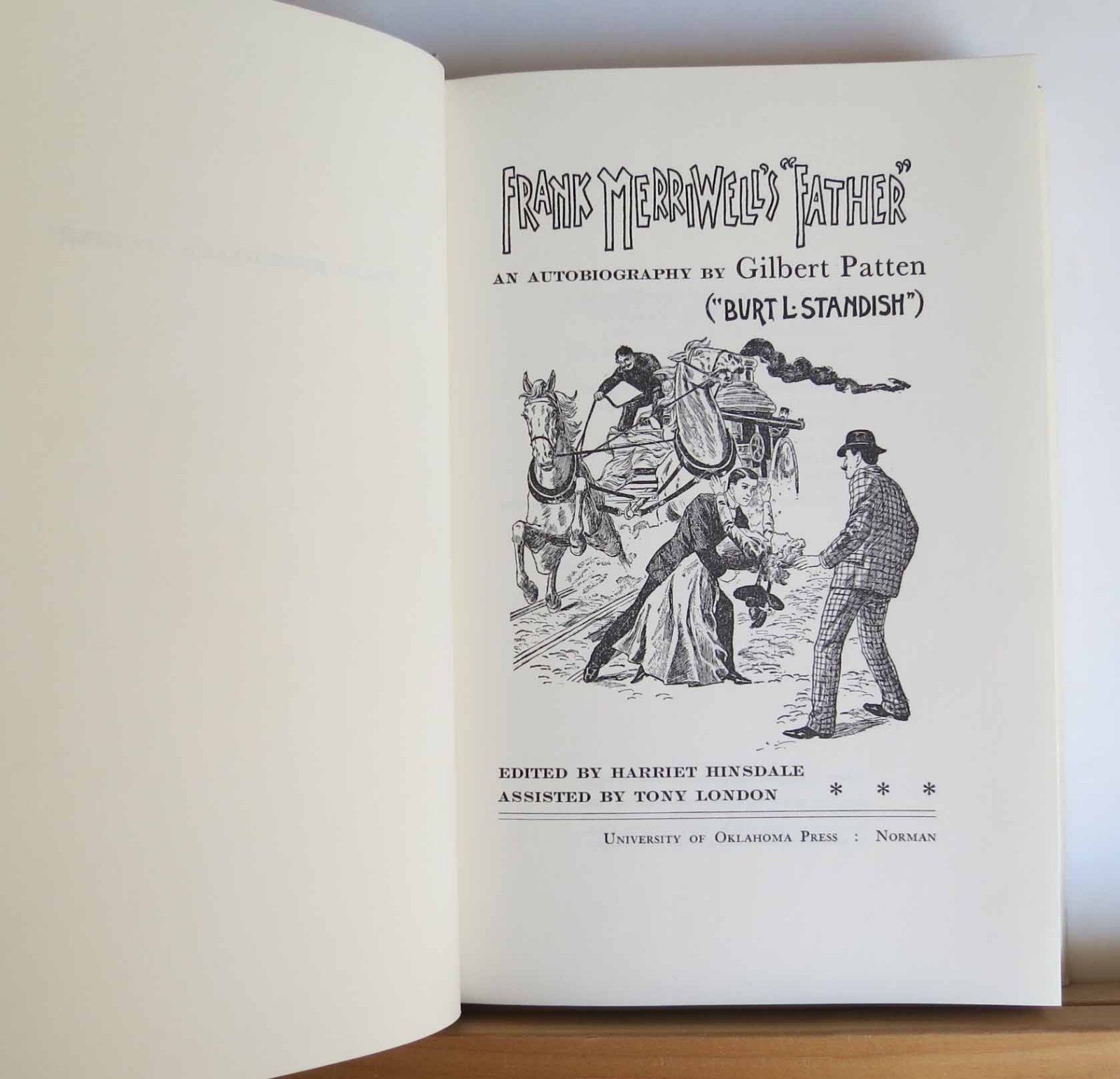 Frank Merriwell's Father Autobiography of Gilbert Patten 1964 Burt ...