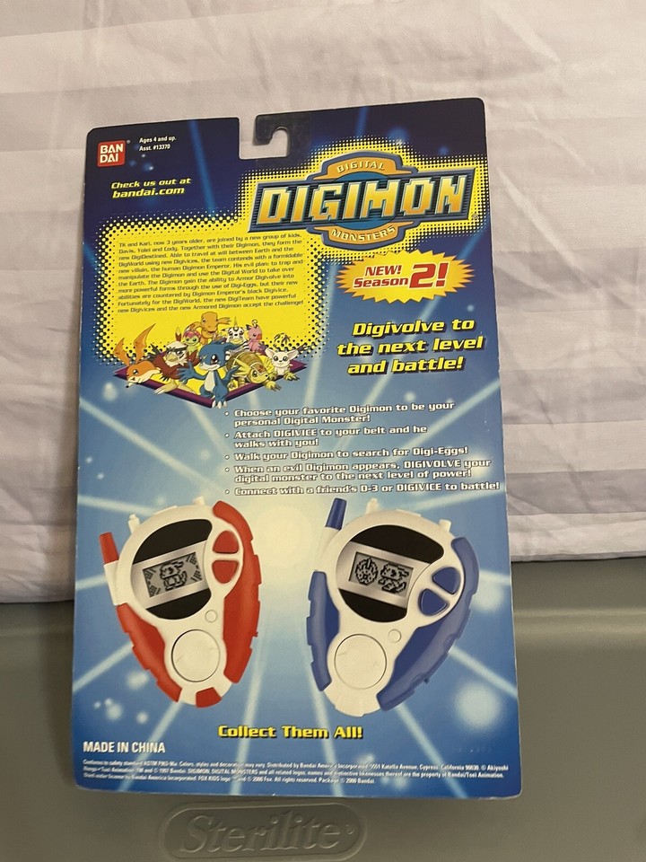 Digimon Digivice Adventure 2 D3 2000 Red White Bandai Akiyoshi Hongo ...