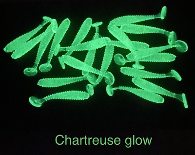 1.5” Paddle Tail Swimbait Soft Plastic Keitech Style Perch Crappie ...