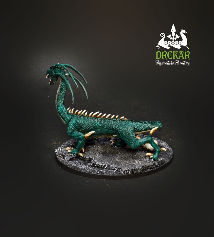 Cave Drake Battle for middle earth ** COMMISSION ** painting | eBay