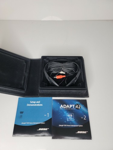 Bose AdaptiQ Adapt iQ Lifestyle Audio Calibration System headset, cord, discs | eBay