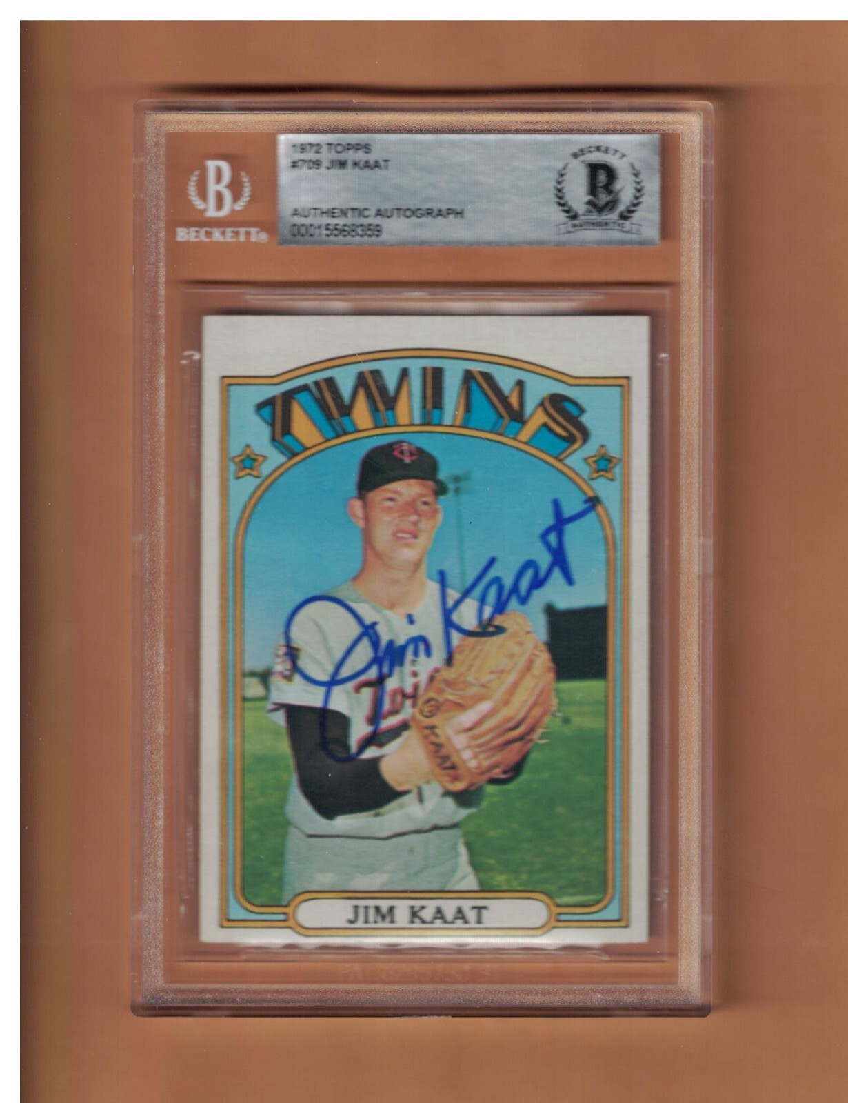 Jim Kaat AUTOGRAPHED 1972 TOPPS HIGH # BASEBALL CARD SIGNED MINNESOTA ...