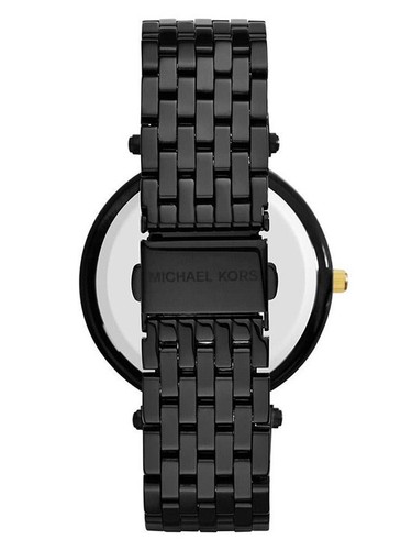 Michael Kors MK3337 Darci Black Stainless Steel Bracelet Casual Women's ...