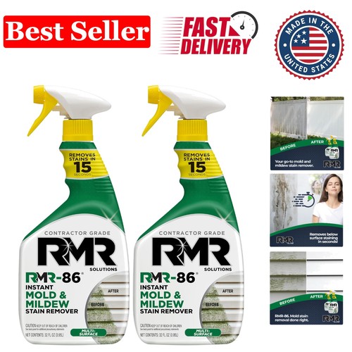RMR-86 Instant Mold and Mildew Stain Remover Spray - Scrub Free Formula ...