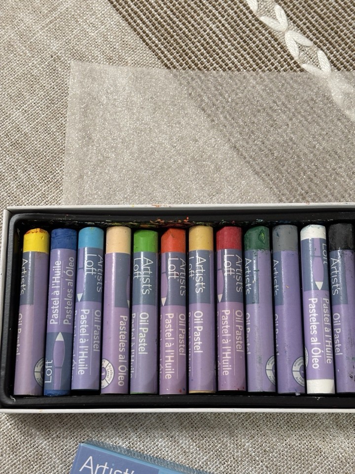 Artists Loft oil pastels assorted colors 12 pc slightly used | eBay