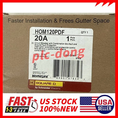 Square D HOM120PDF 120V 20A Single-Pole Circuit Breaker | eBay