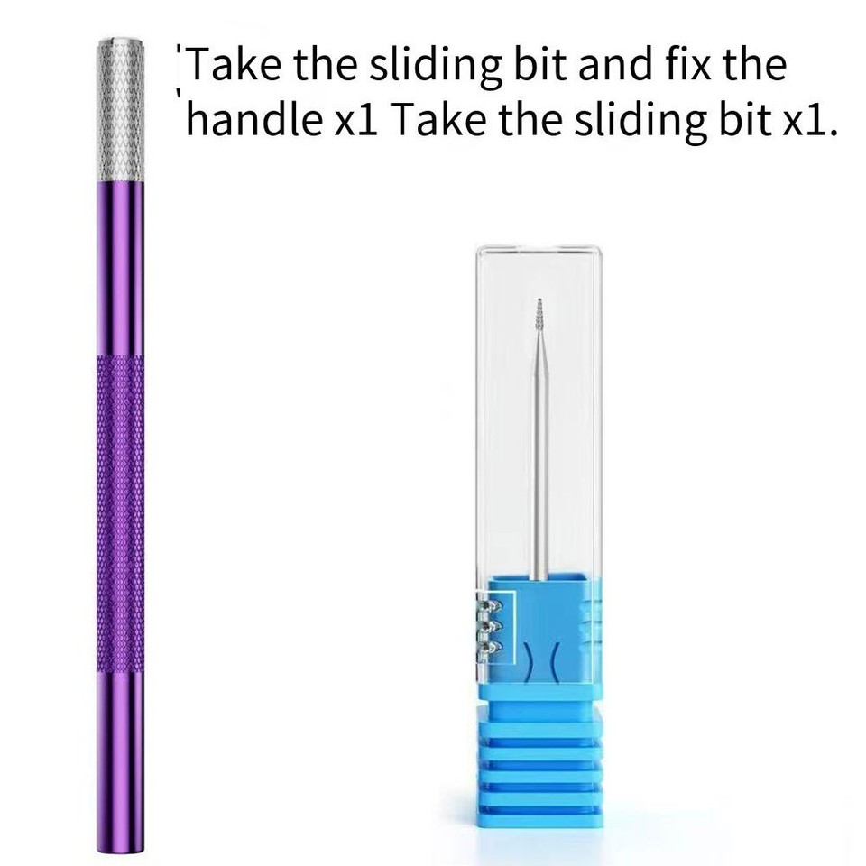 Sliding Thread Screw Extractor Kit U8 Alloy Drill Bits for Mobile and ...