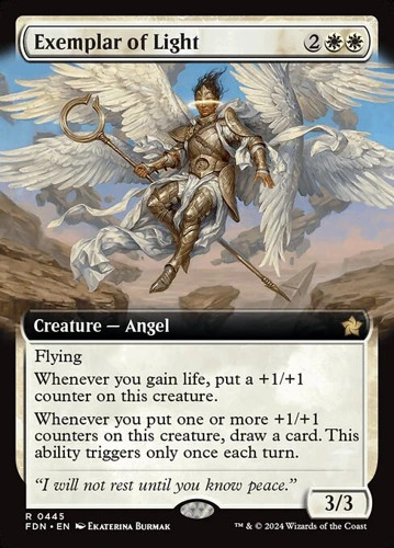 Exemplar of Light (#445) - Extended Art FDN NM MTG | eBay