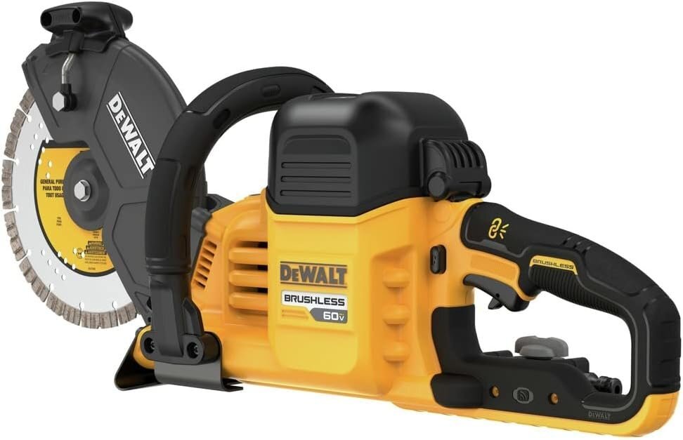 Dewalt DCS692X2 60V MAX Brushless Lithium-Ion 9 in Cordless Cut Off Saw ...
