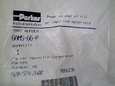 Parker Partek High Purity Fitting Adapter Tube NPT PFA GAMS-66-P | eBay