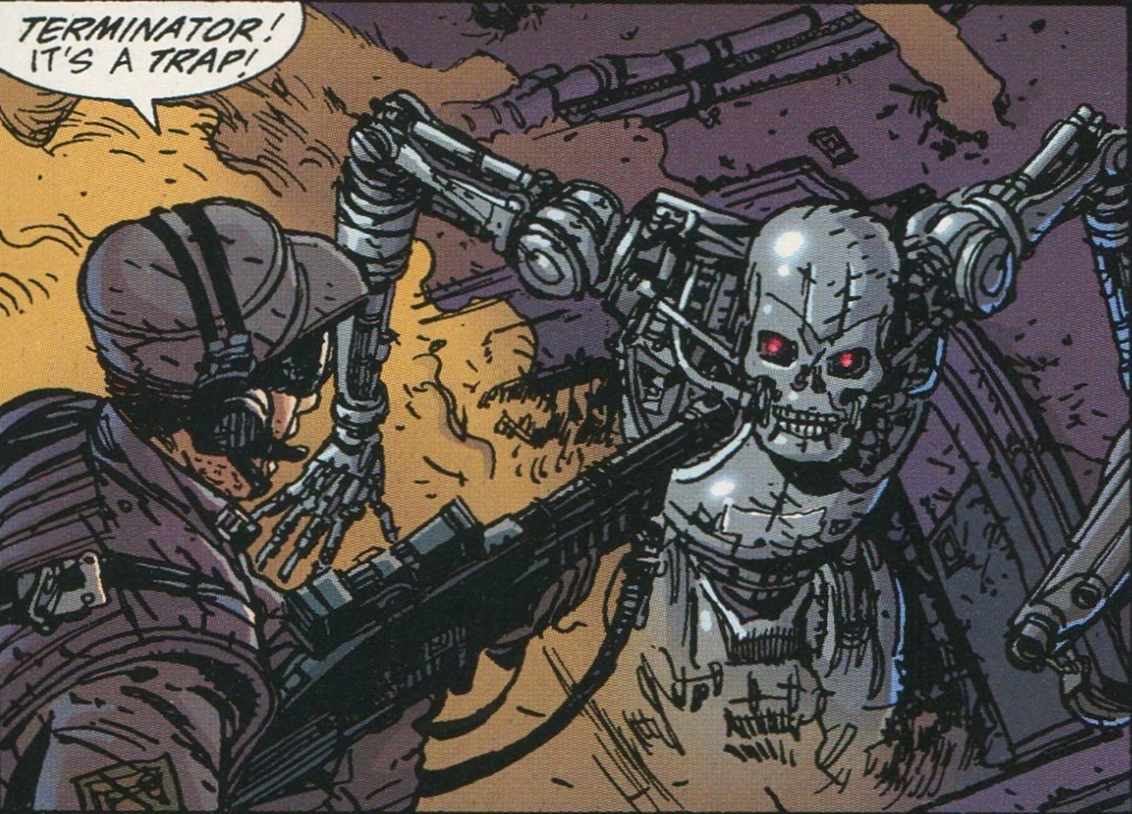 Terminator Special One-Shot Comic T-800 Exoskeleton Hunter Killer ...