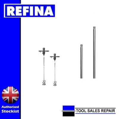 REFINA Plaster Mixer Paddle Extension Bar M14 Thread - Fits Dewalt ...