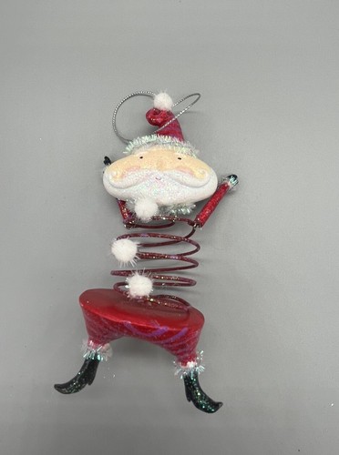 Christmas Spiral/ Spring Santa Claus Ornament Decoration | eBay