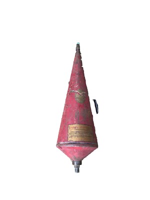 Rare Condor Mexico Antique Fire Extinguisher Large Plumb-Bob Cone Shape ...