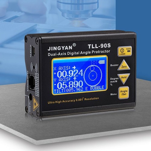TTL-90S Magnetic Inclinometer Dual-Axis Angle Protractor Angle Finder ...