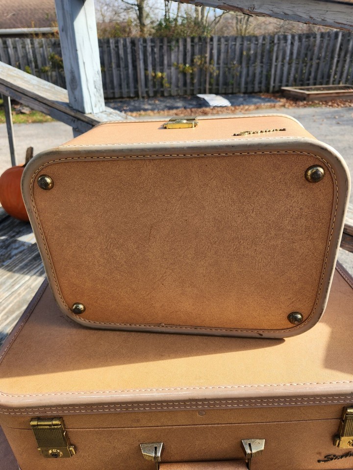 Set-3 Vtg Lady Baltimore Luggage Company Starline Hardshell Suitcase ...