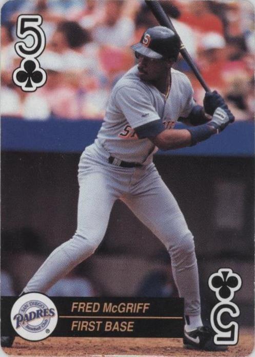 1992 U.S. Playing Card Baseball Aces - Fred McGriff #5C for sale online ...