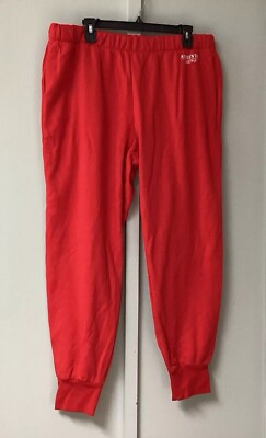 H&M Divided Women Joggers Sweatpants Basic Fit Solid Size XXL Red ...