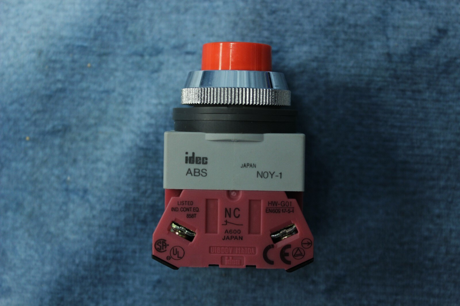 IDEC Abs-n0y-1 Red Extended Head Pushbutton for sale online | eBay