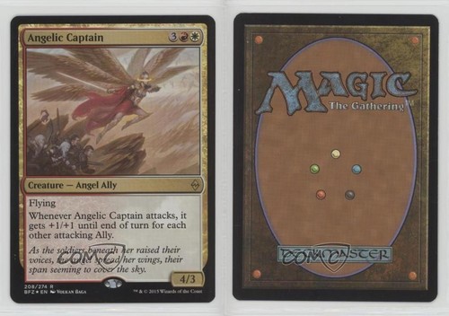 2015 Magic: The Gathering - Battle For Zendikar Foil Angelic Captain ...