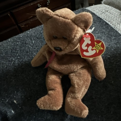 TY Beanie Babies Teddy Style 4050 DOB 11-28-95 | eBay