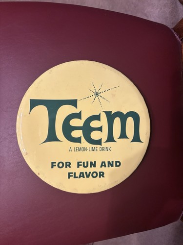 Teem Lemon Lime Sign Vintage Original | eBay