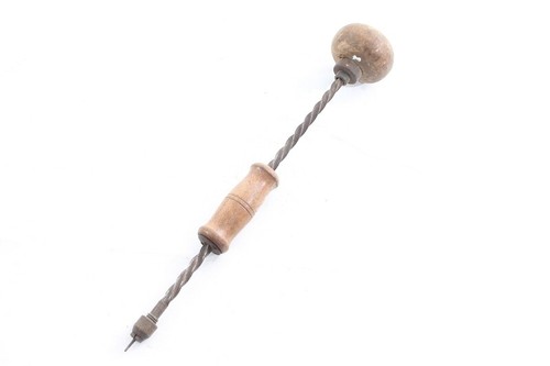 alter Handbohrer Handbohrmaschine Tischler vintage Deko Zimmermann | eBay