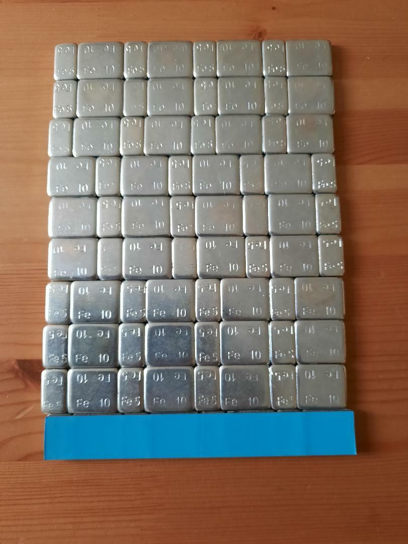 10 x strips of Self Adhesive Stick On Wheel Balance Weights for car van ...