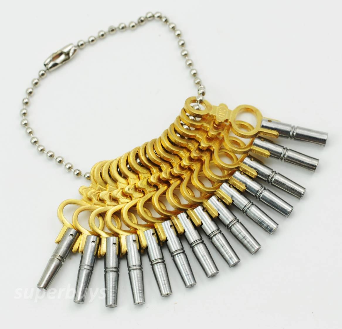 14pc Watch Winder Keys Sizes 00-12 Wind Winding Setting Set Key Pocket ...