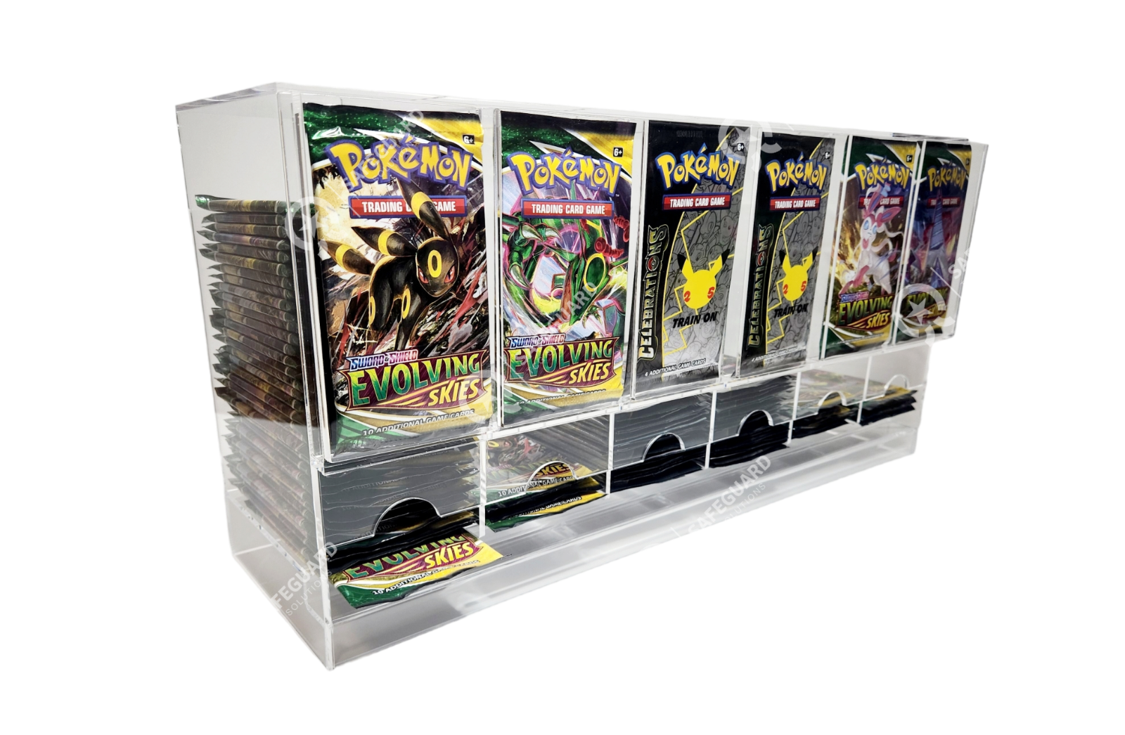 Acrylic 6 Slot Booster Pack Dispenser - BULK ORDER DISCOUNTS | eBay