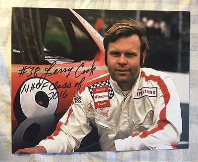Jerry Cook NASCAR Signed 8 X 10 Photo Autographed | eBay