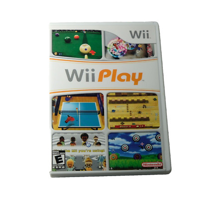 Wii Play Nintendo Wii Used with Manual and Reg Card 45496900069| eBay