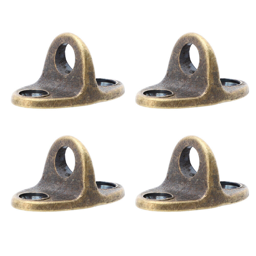 8pcs Screw Eye Hanger Industrial Hooks Ceiling Hook Pad Eye Plate | eBay