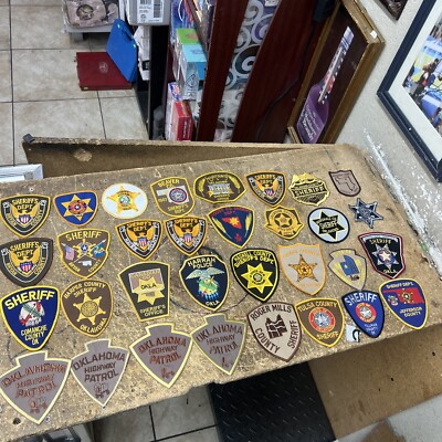 *RARE* Oklahoma State County Police Sheriff Patch Bundle Lot Collection ...