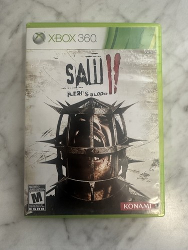 Saw II: Flesh & Blood (Xbox360) CIB Tested And Working! Small Cracks ...
