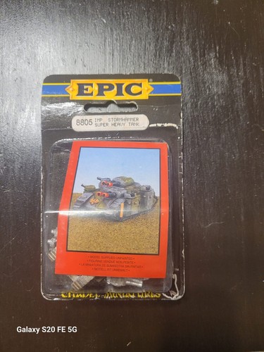 Epic 40k 6mm Imperial Stormhammer Super Heavy Tank NIB | eBay