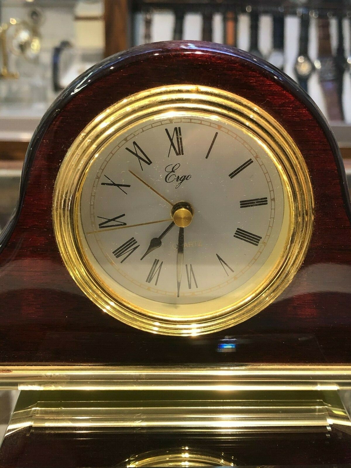 Ergo Mantel Clock, Wooden and Metal Ergo Clock – Time Piece Gift ...